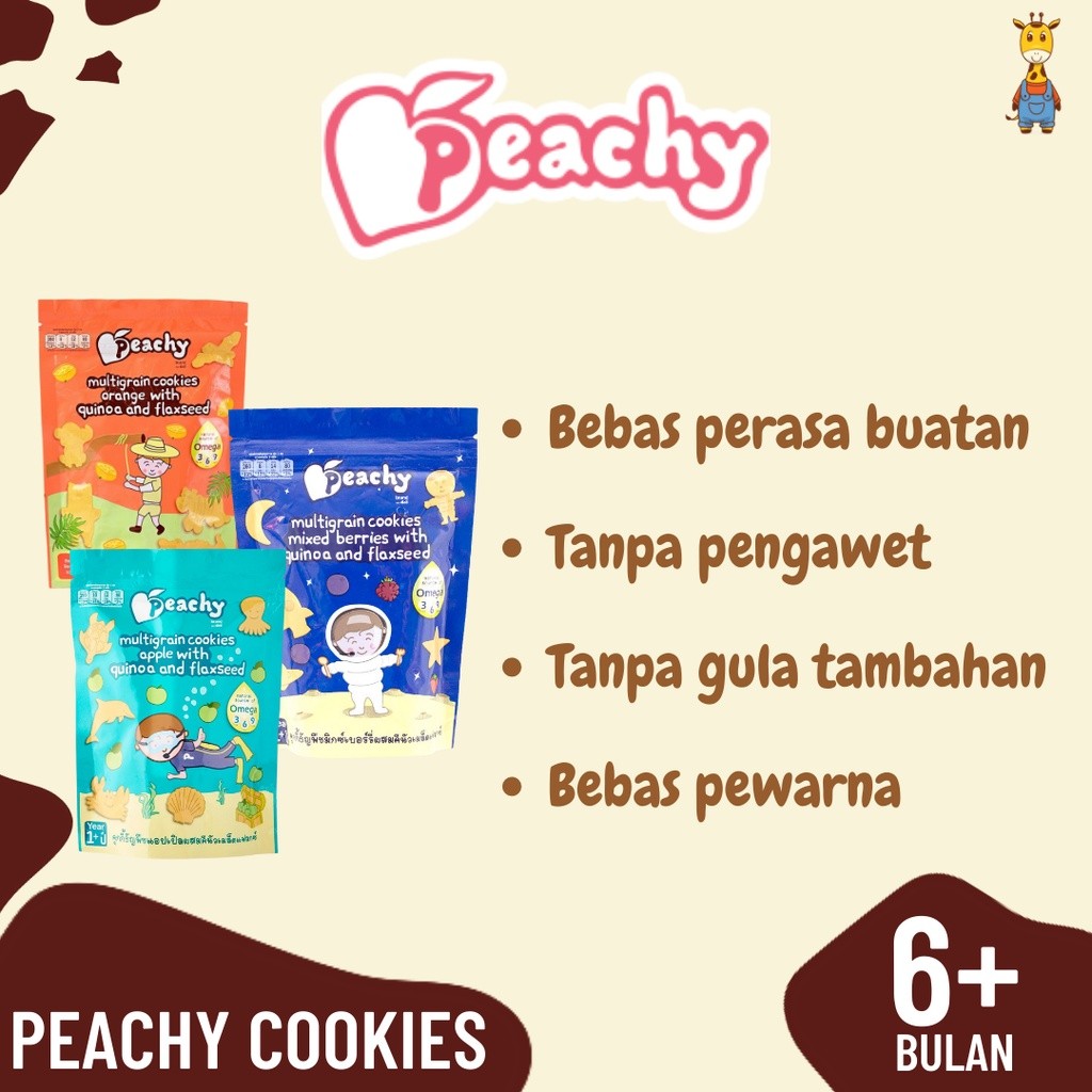 Jual Peachy Multigrain Cookies 50g | Shopee Indonesia