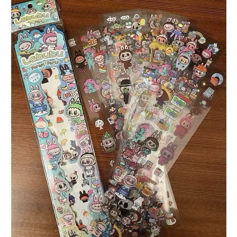 Jual STIKER 2D PANJANG LABUBU / stiker viral / stiker anak / stiker ...