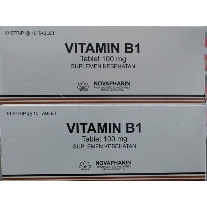 Jual VITAMIN CNZ B1 100MG NOVAPHARIN BOX 100 TABLET | Shopee Indonesia