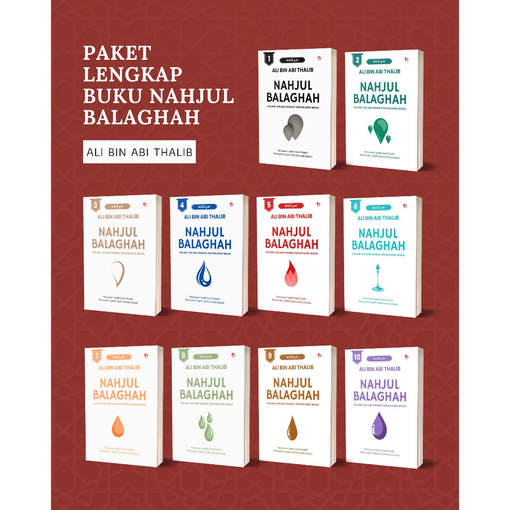Jual DIVA Press Paket Lengkap Buku Kitab Nahjul Balaghah Ali bin Abi ...