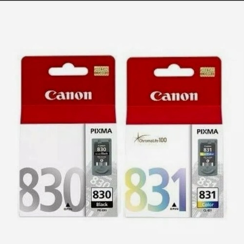 Jual Paket Canon 830 Black + 831 Colour ink Catridge Original | Shopee ...