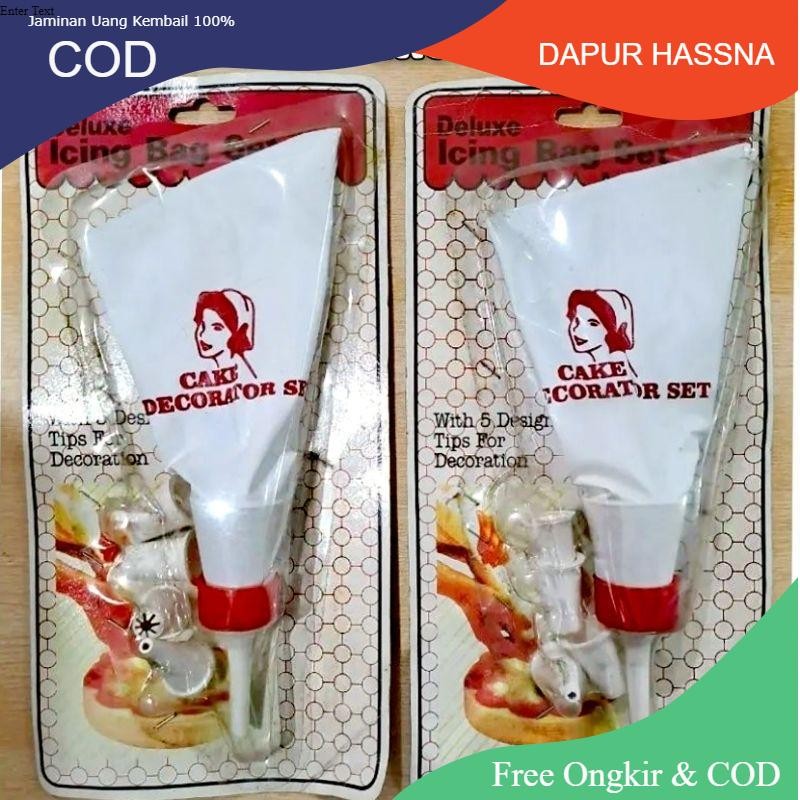 Jual Spuit Plastik Icing Bag Alat Dekorasi Kue Tempat Cream untuk ...