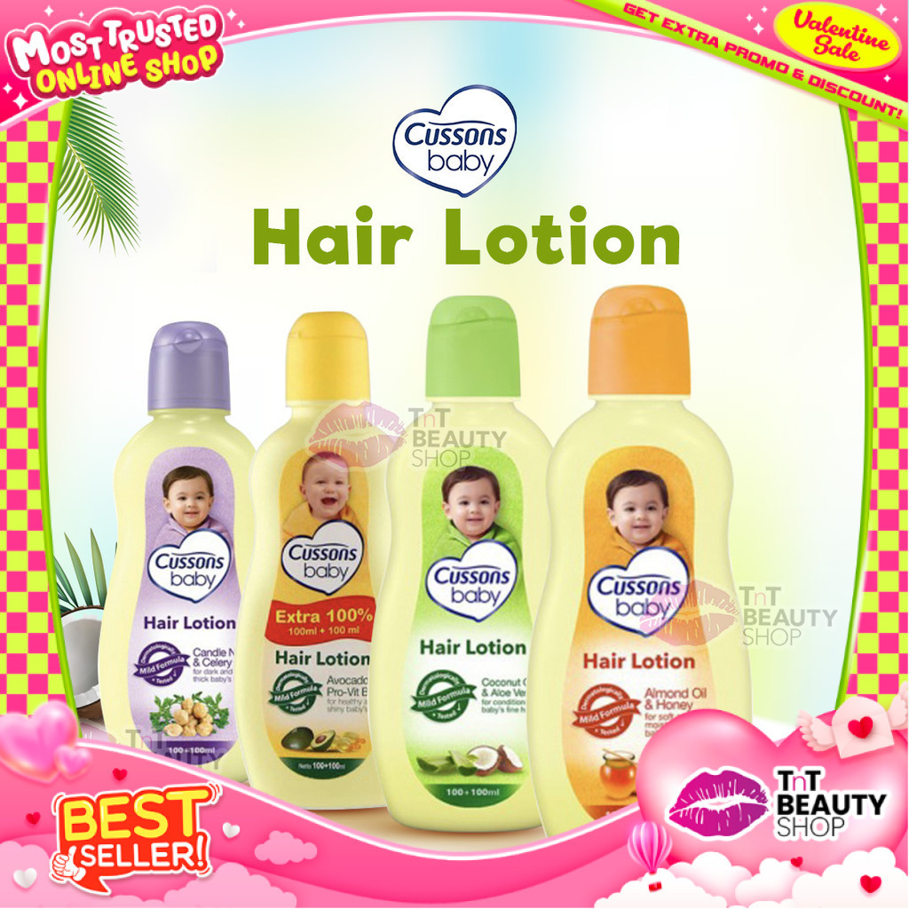 Jual Cussons Baby Hair Lotion - Lotion Rambut Bayi 50ML+ 50ML - 100ML ...