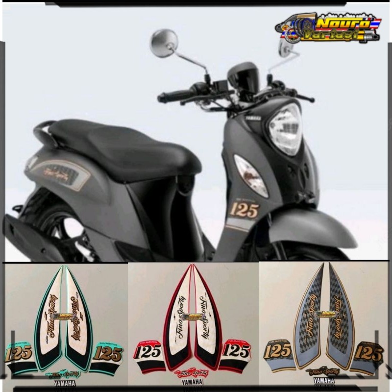 Jual aksesoris motor Striping Yamaha fino 125 2021 2022 sporty list ...