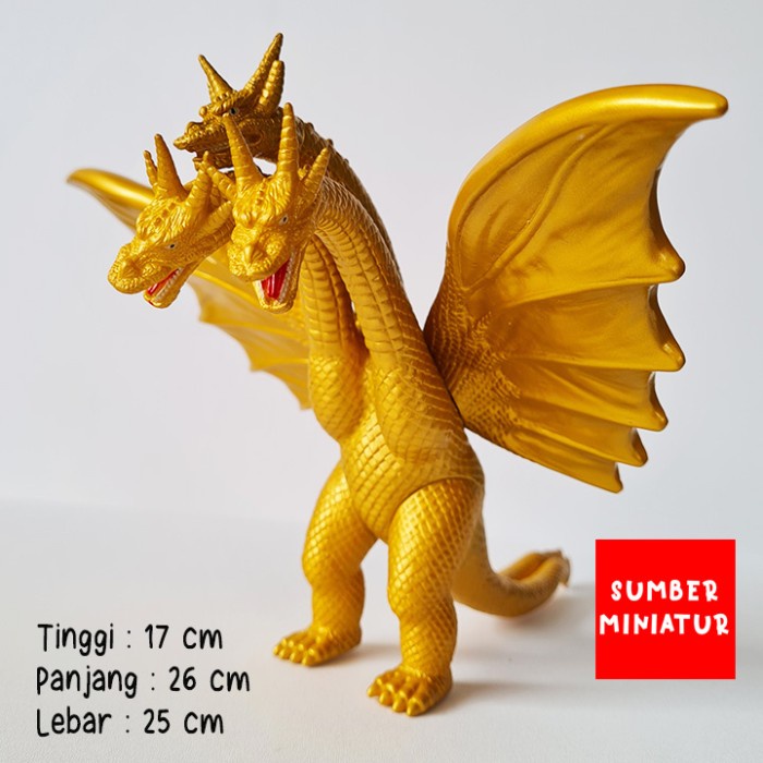 Jual Naga Ghidorah Monster Zero Godzilla Action Figure Mainan Godzila ...