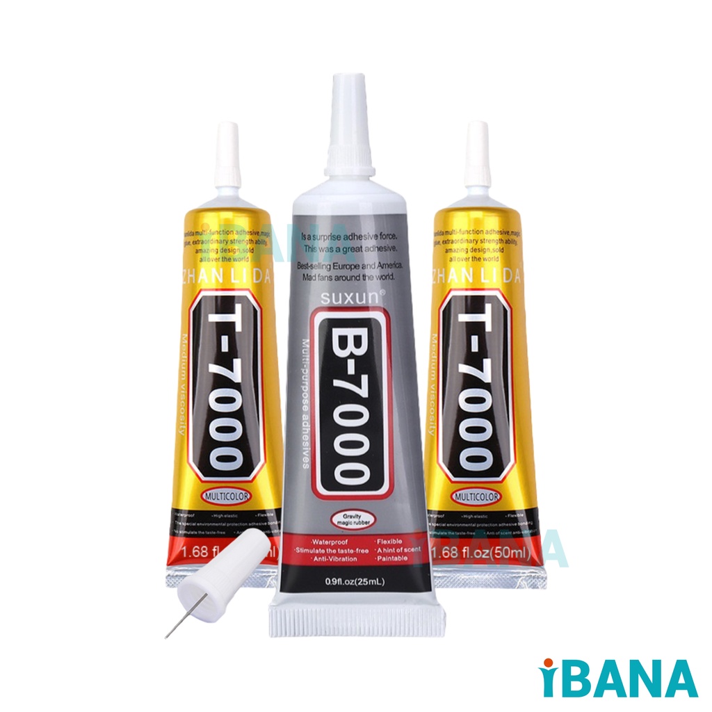 Jual IBANA LEM LCD TOUCHSCREEN LAYAR SENTUH HP 15ML BENING HITAM T-7000 ...