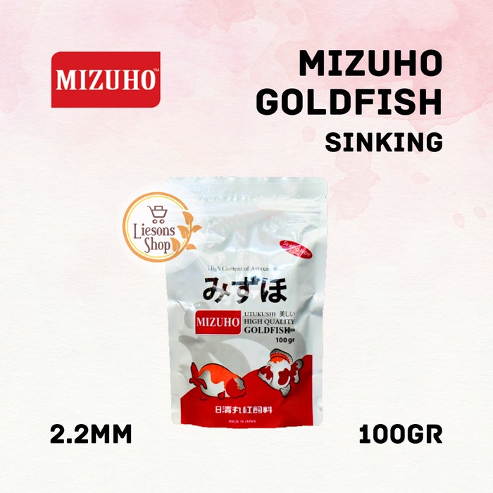 Jual Pakan Ikan / Pelet Mizuho Goldfish 100 Gr SINKING Koki 2,2 mm | Shopee Indonesia