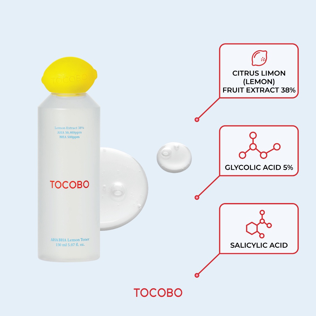 Jual TOCOBO AHA BHA Lemon Toner (Exfoliating Toner) [Campaign] - 6400 ...