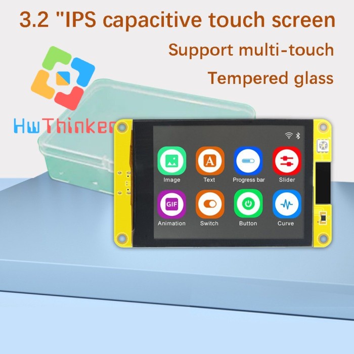 Jual ESP32 WROOM-32 LVGL HMI 3.2 Inch IPS LCD TFT Graphic Touch Screen - CapacitiveTouch 3S ...