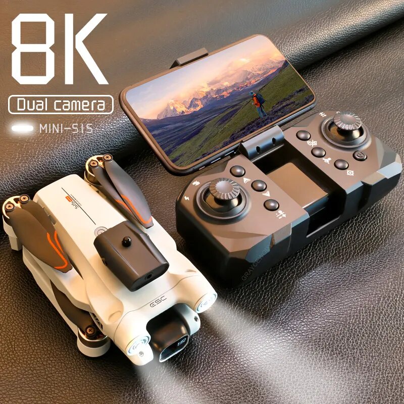 Jual New S1S Brushless Drone 4k Profesional 8K HD Camera Obstacle ...