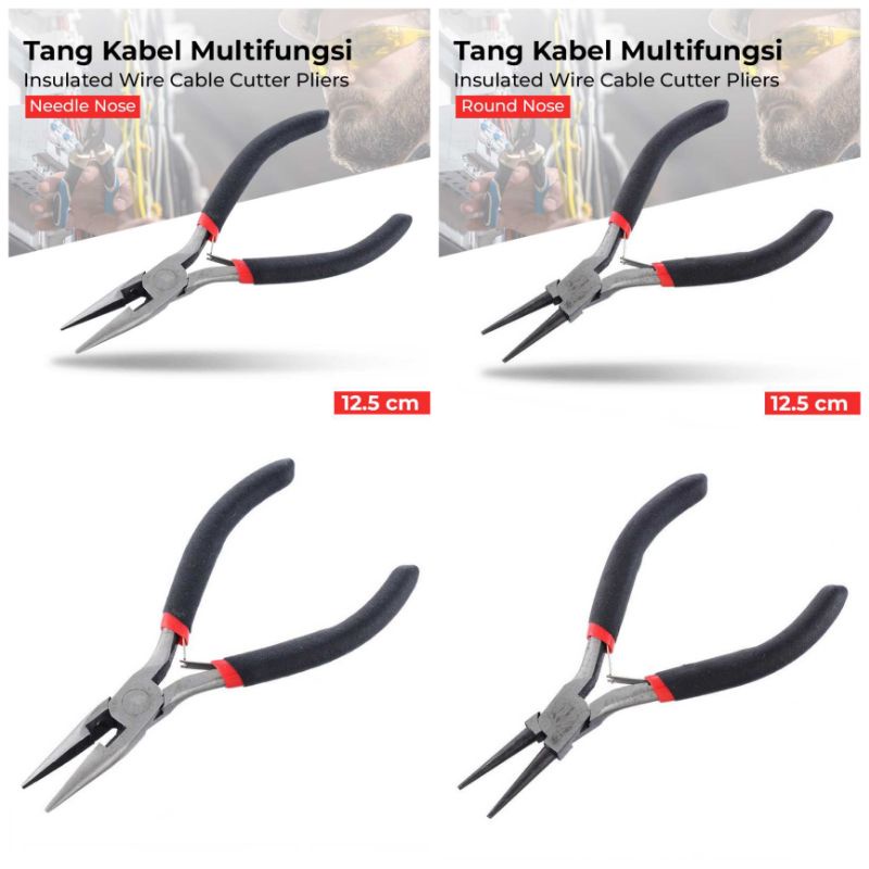 Jual Tang Kabel Multifungsi Insulated Wire Cable Cutter Pliers M2941 ...