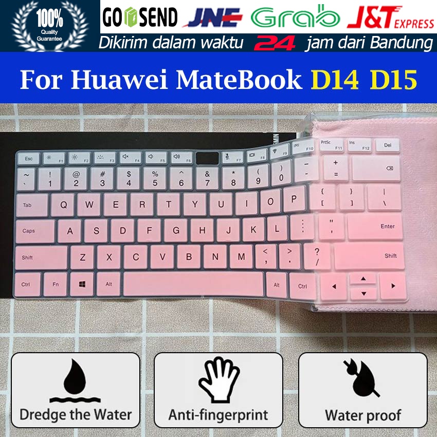 Jual Huawei Silicone laptop Keyboard Cover MateBook D14 / D15 Notebook ...