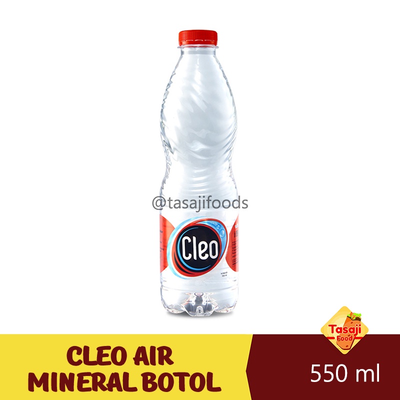 Jual CLEO Air Mineral Botol 550 ml | Shopee Indonesia