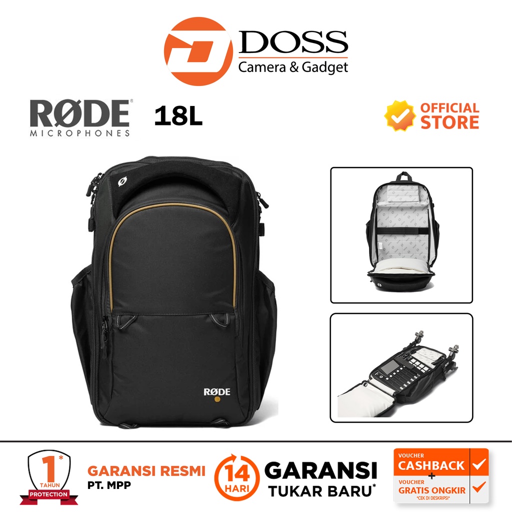 Jual Microphone Rode Backpack for RodeCaster Pro II RodeCaster Pro 2 ...