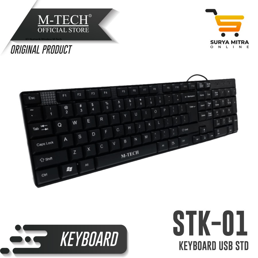 Jual Keyboard USB M-tech STK-01 STK01 Standart | Shopee Indonesia
