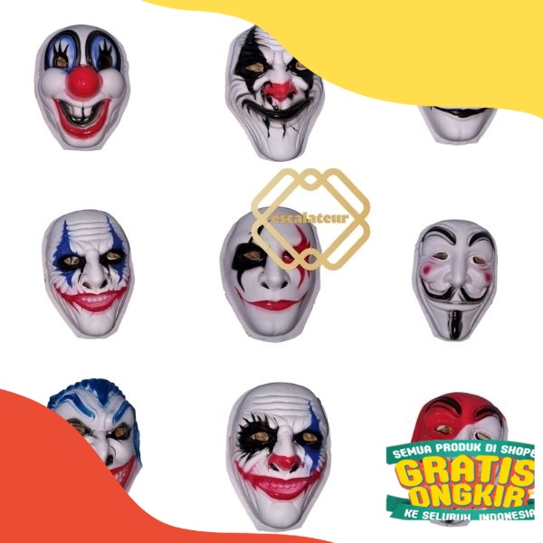 Jual HACKER JOKER /TOPENG ANYMOUCE / TOPENG HACKER SERAM / TOPENG MATA ...