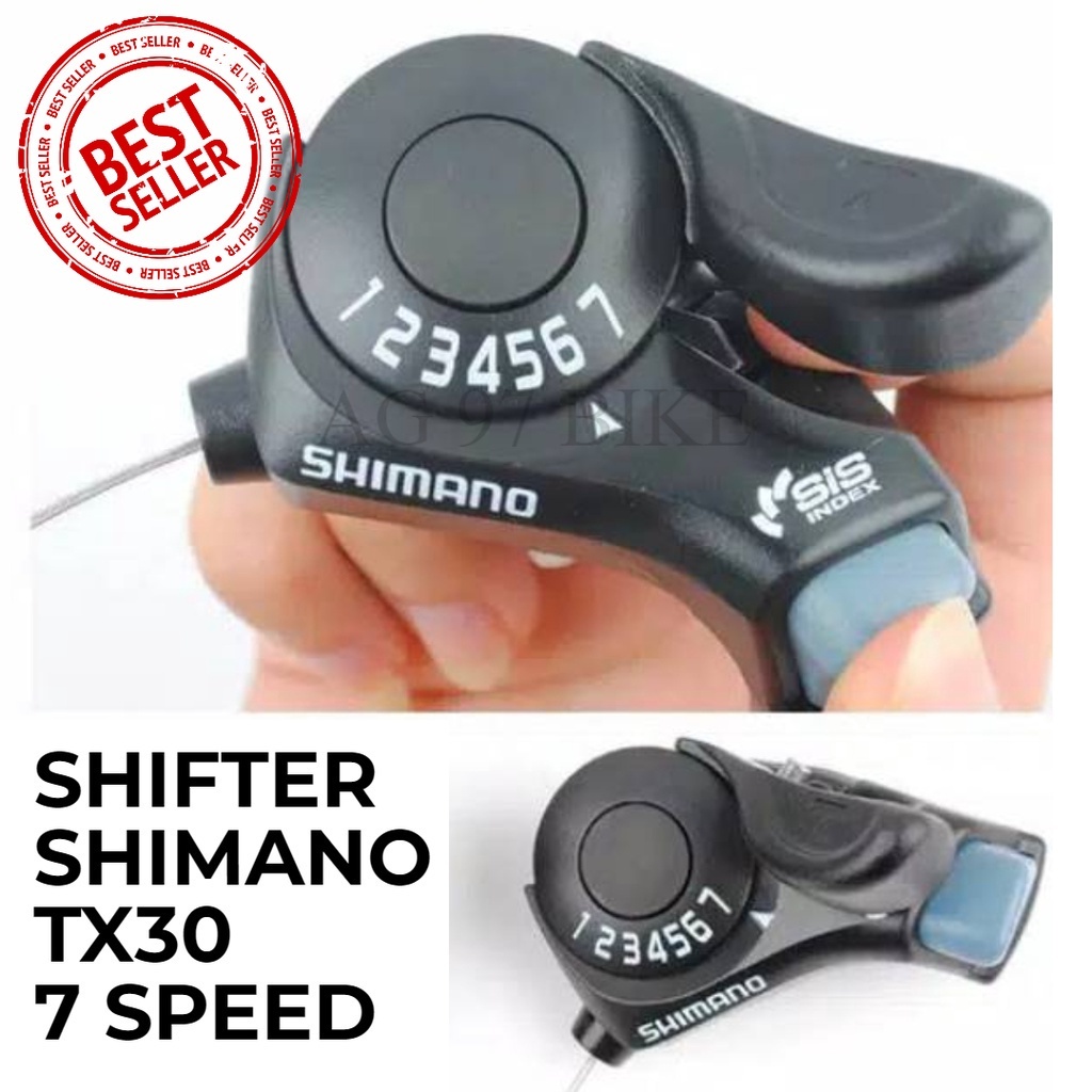 Jual Shifter Sepeda Shimano TX30 7 Speed Operan Gigi Sepeda MTB Lipat ...