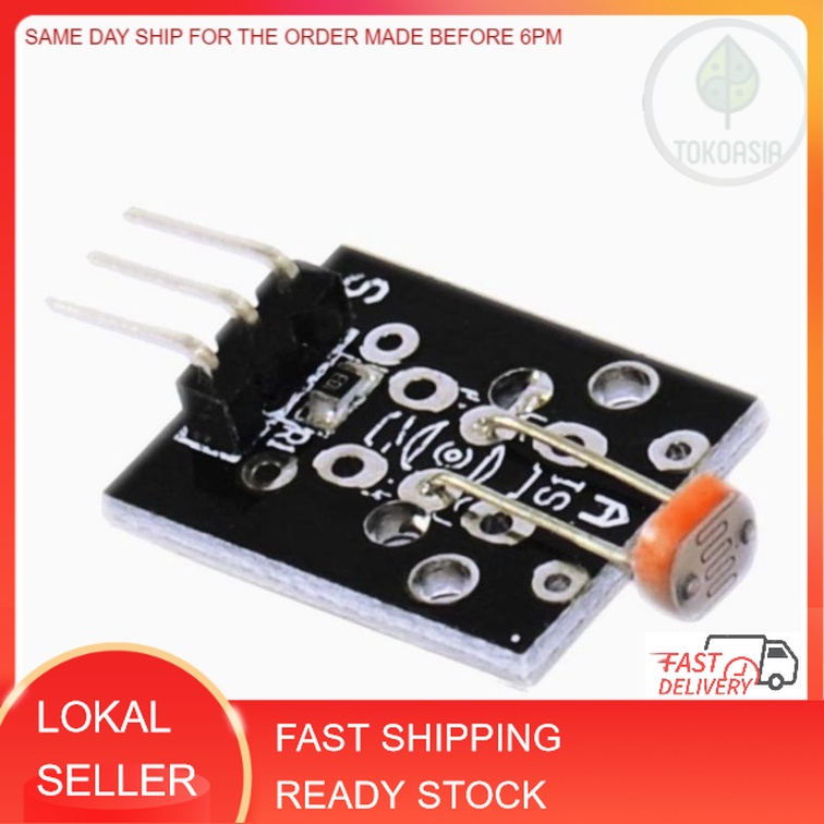 Jual (Local Stock) KY-018 Photosensitive Resistance Resistor Sensor Module arduino DIY Kit ky ...