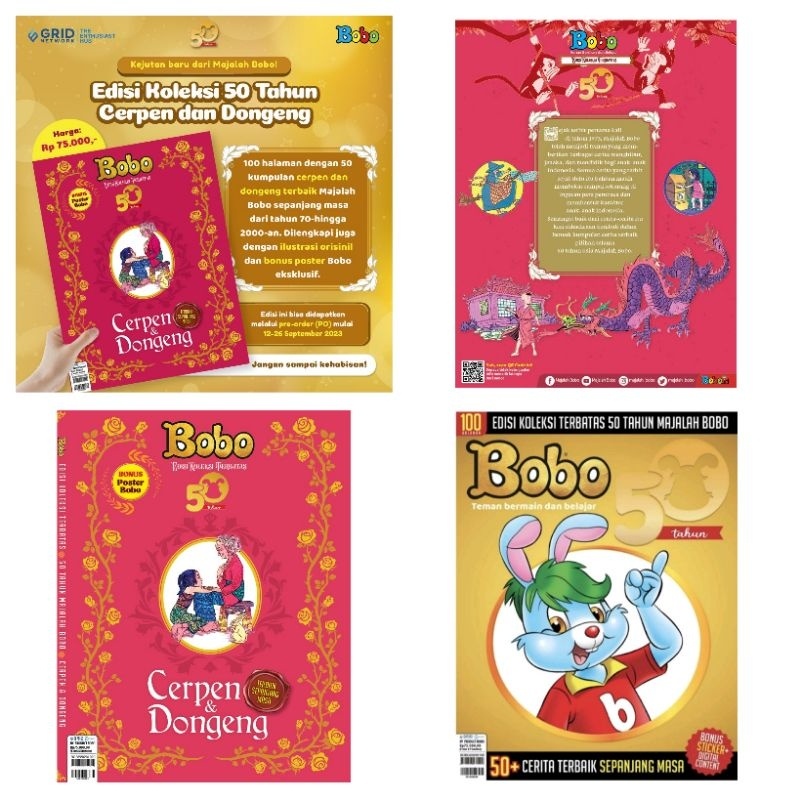 Jual Majalah BOBO Edisi Koleksi Terbatas 50 Tahun | Shopee Indonesia