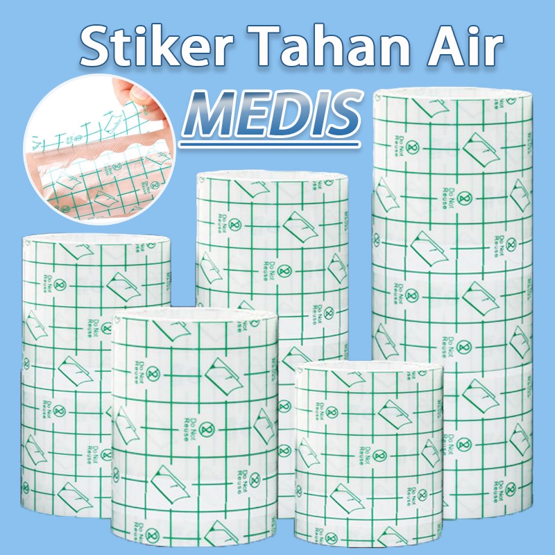 Jual Set Pita Medis Tahan Air Perekat Transparan Anti-alergi PU Film ...