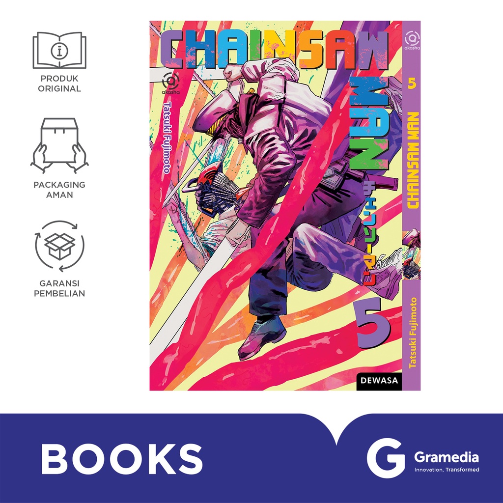 Jual Komik Akasha Chainsaw Man Vol.5 (TATSUKI FUJIMOTO) | Shopee Indonesia
