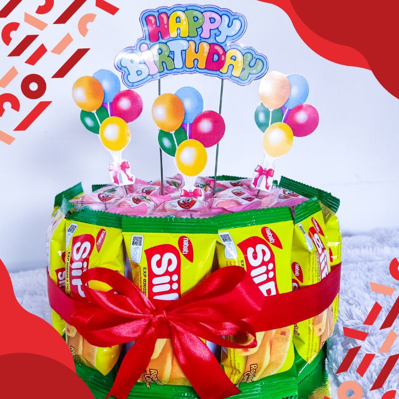 Jual tart Snack tower || kue ulang tahun Snack jajan | Shopee Indonesia