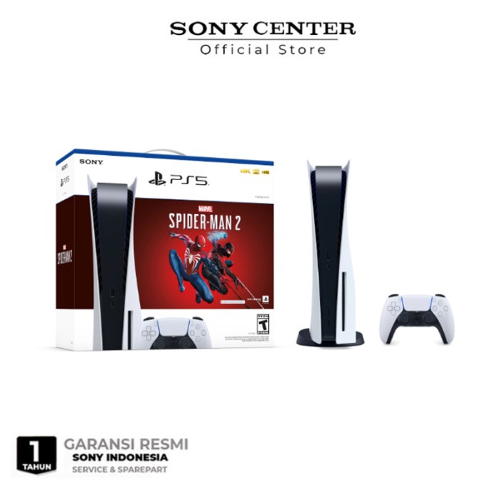Jual PlayStation 5 PS5 Disc Console Bundle Marvel's Spider-Man 2 Spider ...