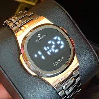 Jual Jam Tangan Pria Wanita LED Digital Touchscreen Patek 77TL Free Box ...