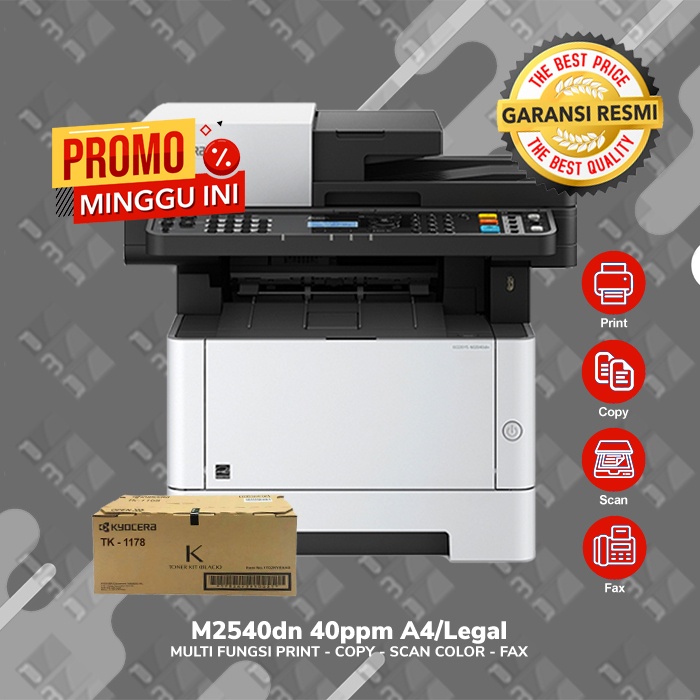 Jual Promo Spesial Mesin Fotocopy Printer Kyocera M2540dn A4 Folio