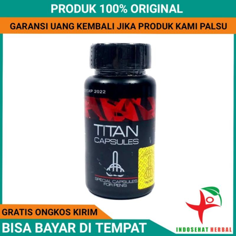 Jual TITAN CAPSULE KAPSUL CAPSULES ASLI ORIGINAL OBAT PEMBESAR ALAT ...