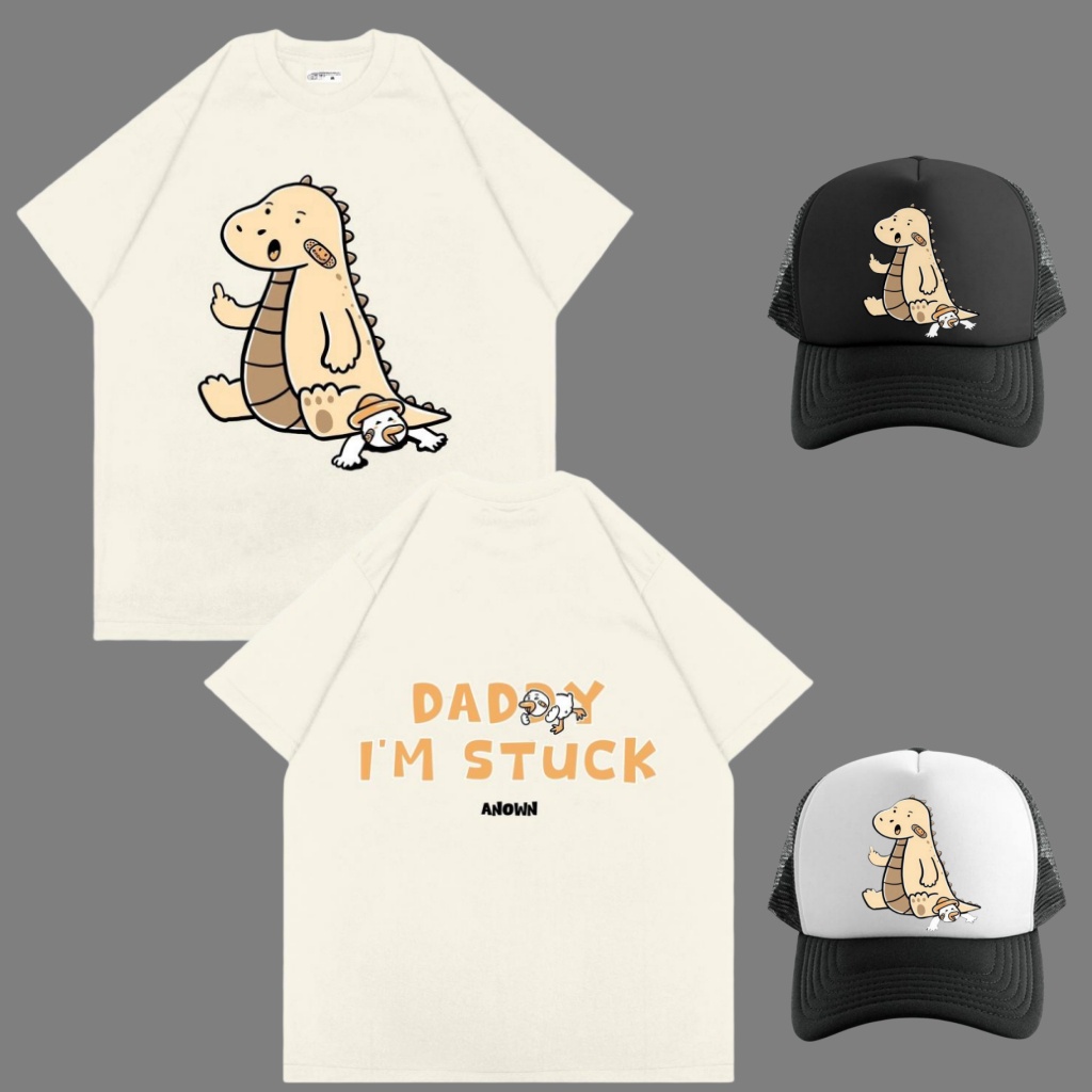 Jual 【COD】 I AM STUCK T-SHIRT // WHITE Tee | Shopee Indonesia