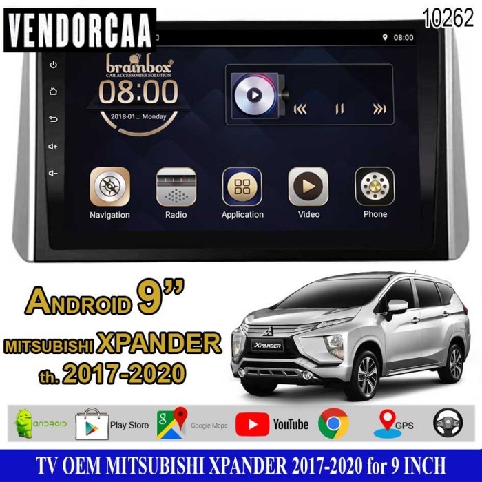 Jual Brainbox TV Mobil OEM Mitsubishi Xpander Android Headunit Tape ...