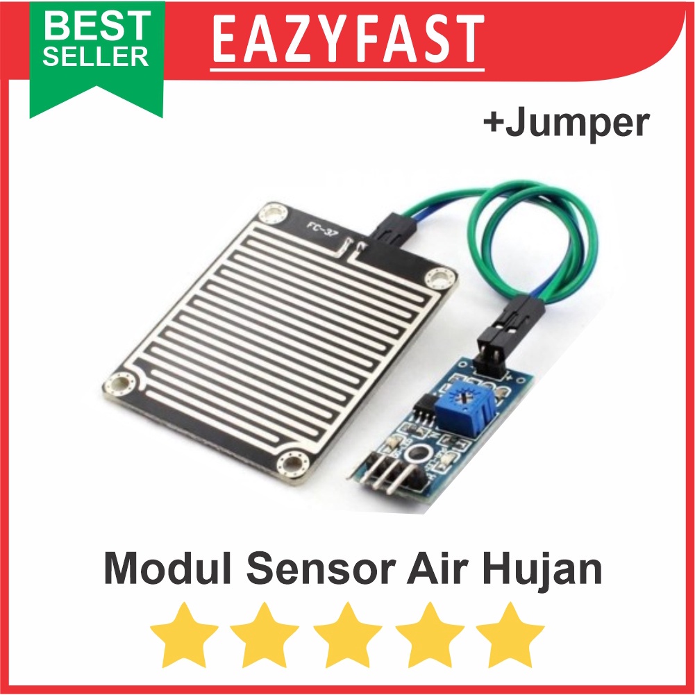 Jual Sensor Deteksi Air Tetesan Hujan Rain Arduino | Shopee Indonesia