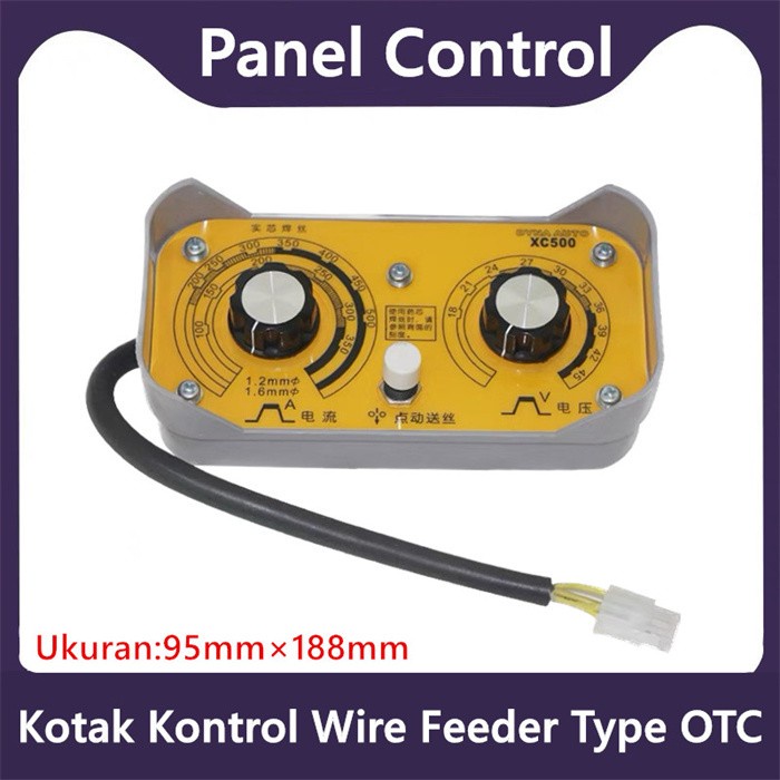 Jual Panel Control Kotak Kontrol 4 Kabel MIG Wire Feeder Type OTC ...
