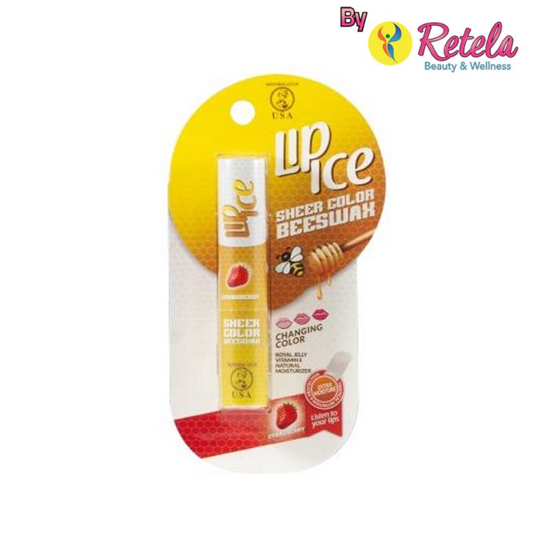 Jual LIP ICE SHEER COLOR BEESWAX STRAWBERRY 2GR | Shopee Indonesia