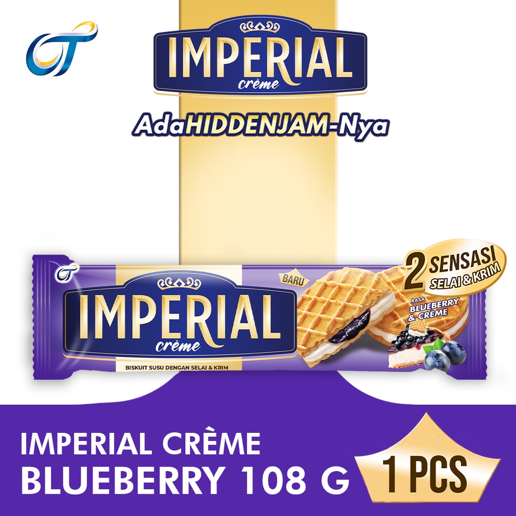 Jual IMPERIAL CREME Blueberry 108GR - [Isi 1 Pcs] | Shopee Indonesia