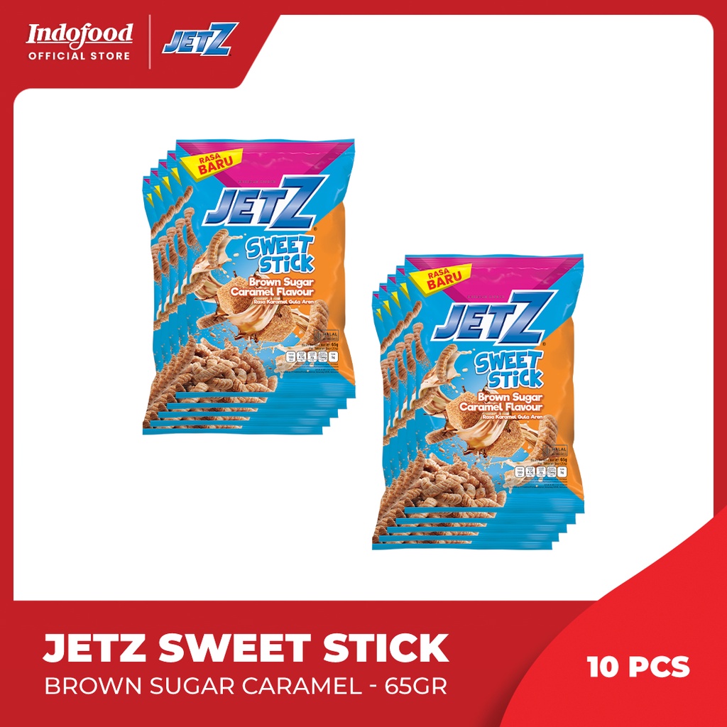 Jual 10 PCS - JetZ Sweet Stick Brown Sugar Caramel 65 Gr | Shopee Indonesia