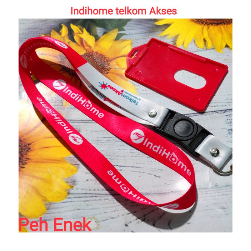 Jual Tali Id Card Lanyard Indihome Telkom Akses | Shopee Indonesia