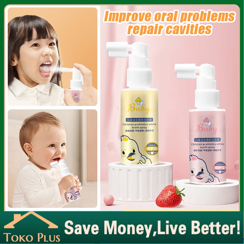 Jual 40 ml Semprotan Perawatan Gigi Anak Tooth Spray Baby Oral Care ...