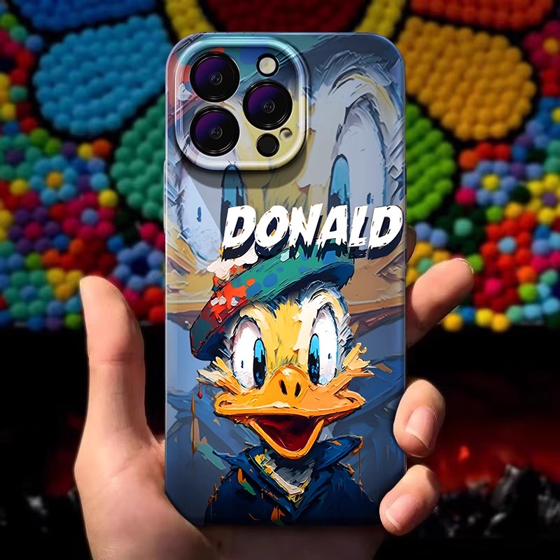Jual Doodle Donald Duck Phone Case for Iphone 11 14 13 12 Pro Max XR X ...