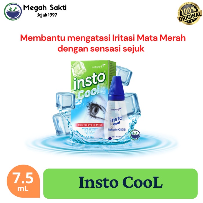Jual Megah Sakti - Insto Cool | Obat Tetes Mata Kering | Shopee Indonesia
