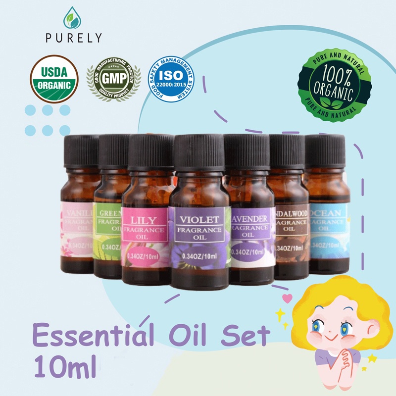 Jual Purely Air Purifier Essential Oil Diffuser Humidifier Minyak ...