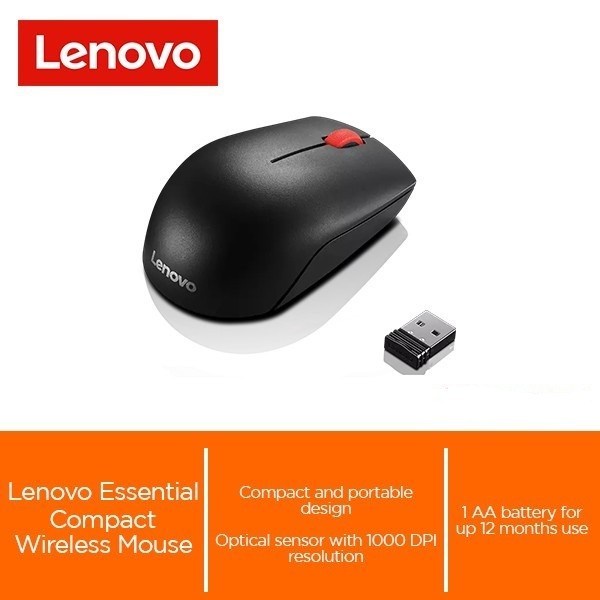 Jual cintya_mall [Moerah] New Sale Mouse Lenovo Wireless Mouse L300 ...