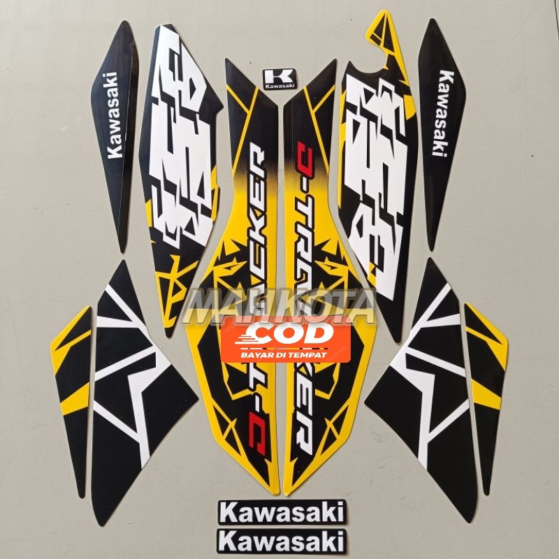 Jual Striping Stiker Sepeda Motor List motor kawasaki D-Tracker ...
