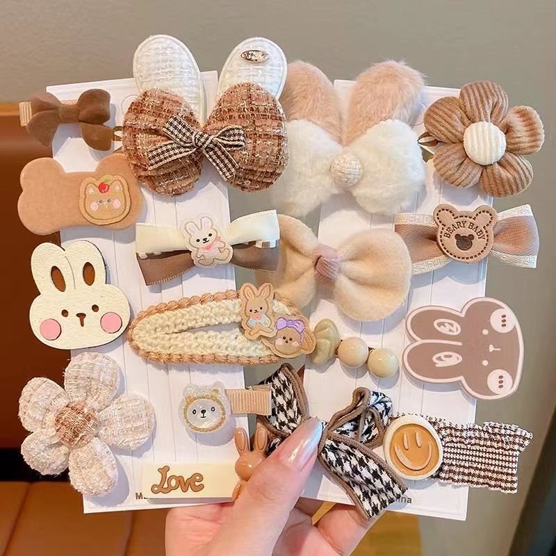 Jual Jepit Rambut Anak Dan Dewasa Karakter Lucu Jepit Rambut Set 9 pcs ...