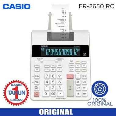 Jual Kalkulator Printing Kasir CASIO FR-2650RC Print Calculator 2650 RC | Shopee Indonesia