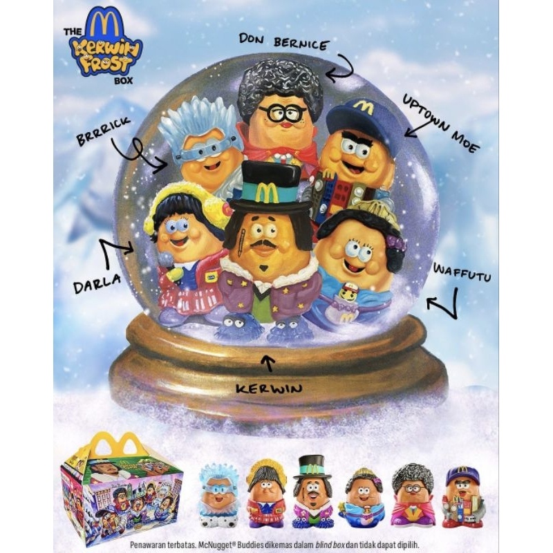 Jual The Kerwin Frost Box McNugget Buddies Mainan Anak Hadiah Happy Meal Meals McD McDonald Toy ...