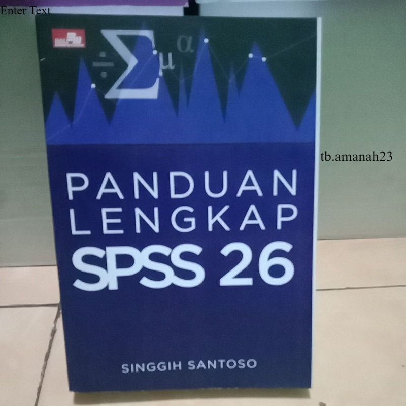Jual Buku panduan lengkap SPSS 26 | Shopee Indonesia