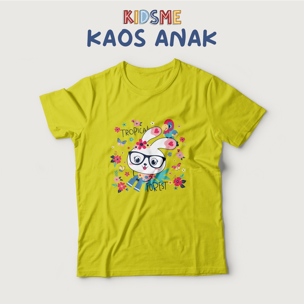 Jual Kaos Anak T-shirt Anak Tema Cute Rabbit Kuning Kenari Original By ...