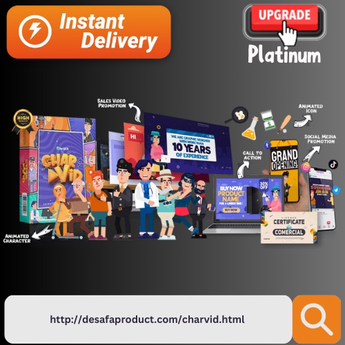 Jual [LIFETIME] CHARVID by Desafa Media - This is a collection of 2000+ Engaging Animated ...
